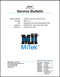 Cutting Equipment - MiTek Canada